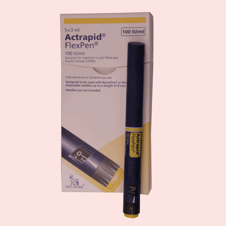 Actrapid Flexpen 100iu/ml 3ml 5's